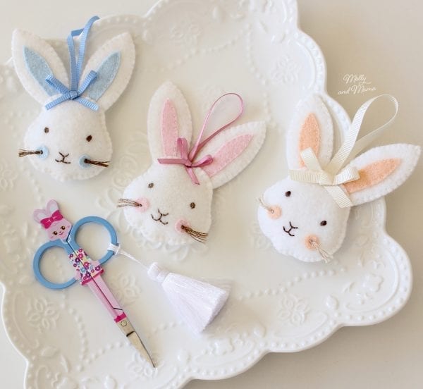 Make an Easy Felt Bunny - Molly and Mama