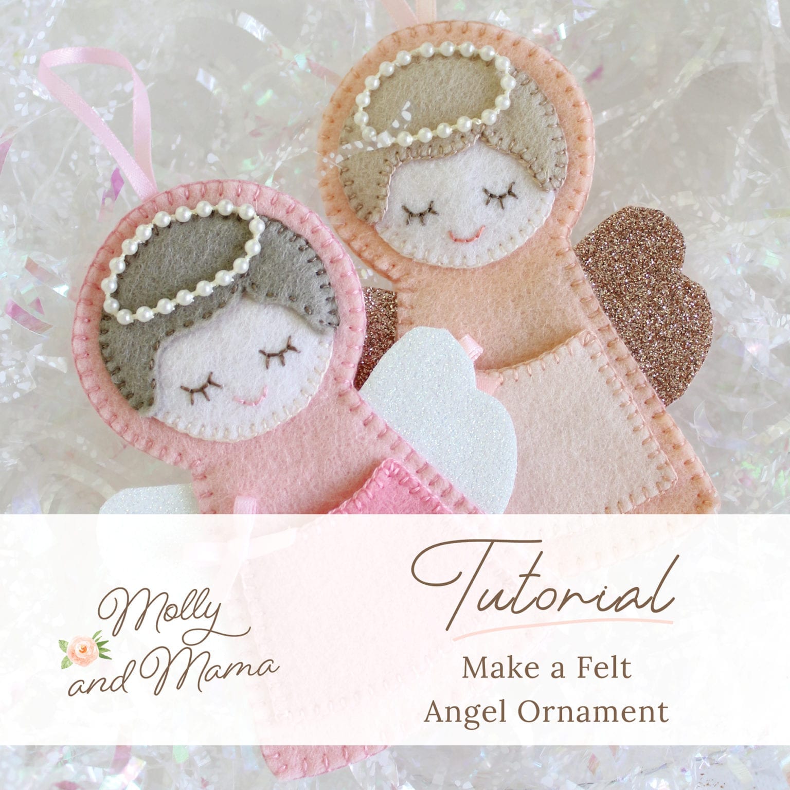 Make a Felt Four Leaf Clover or Shamrock - Molly and Mama