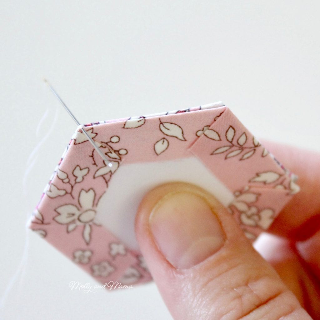 How To Sew Hexies - An English Paper Piecing Tutorial - Molly and Mama