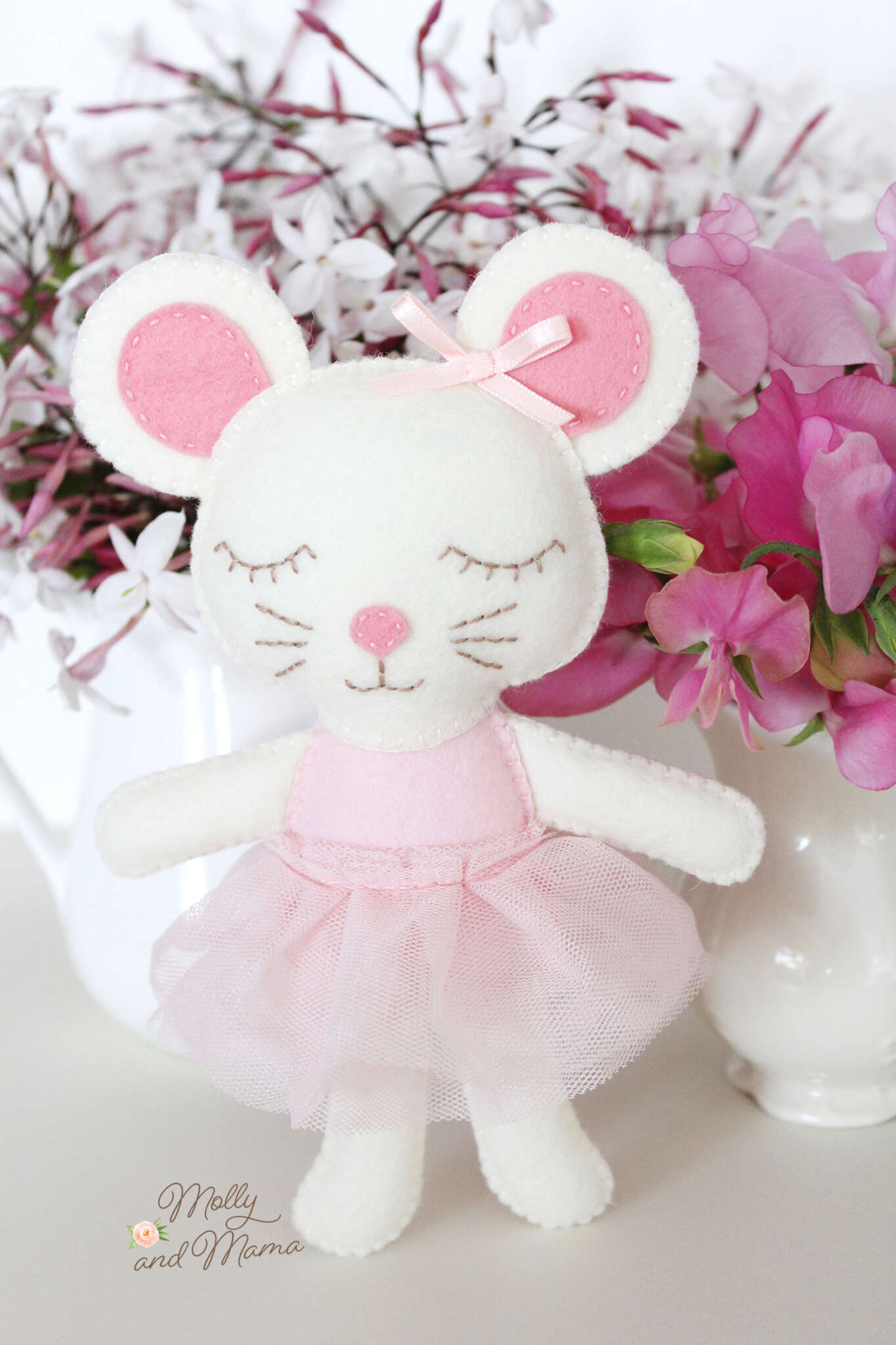 Valentina Ballerina in the Sew Simple Softies Book - Molly and Mama