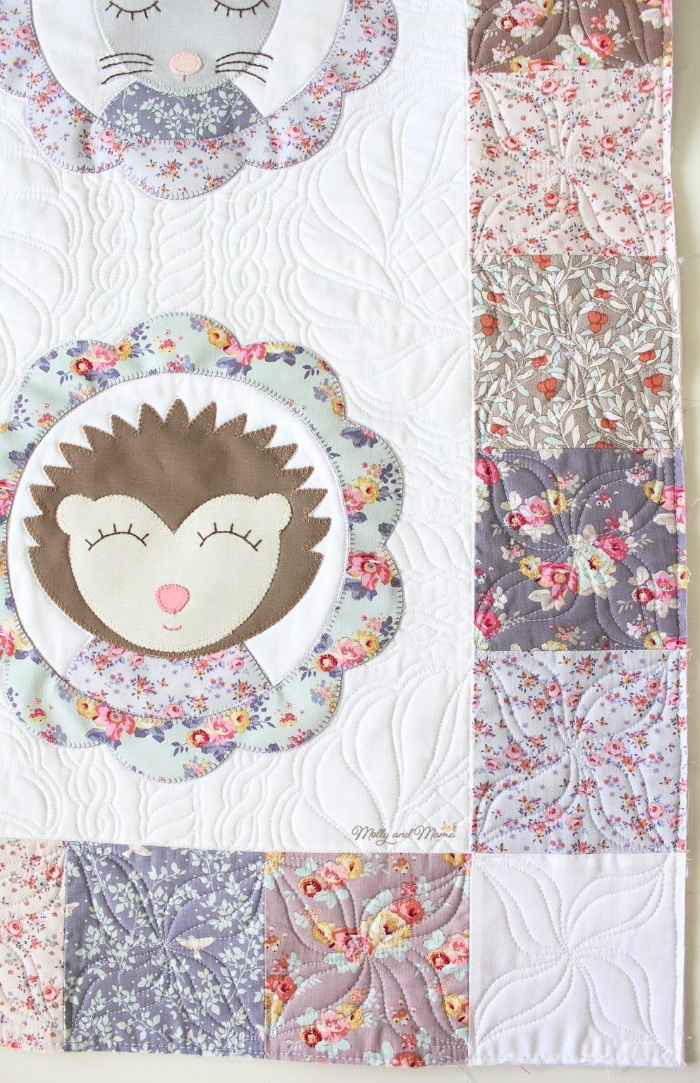 Week 7 - Forest Family Quilt Along - Molly and Mama