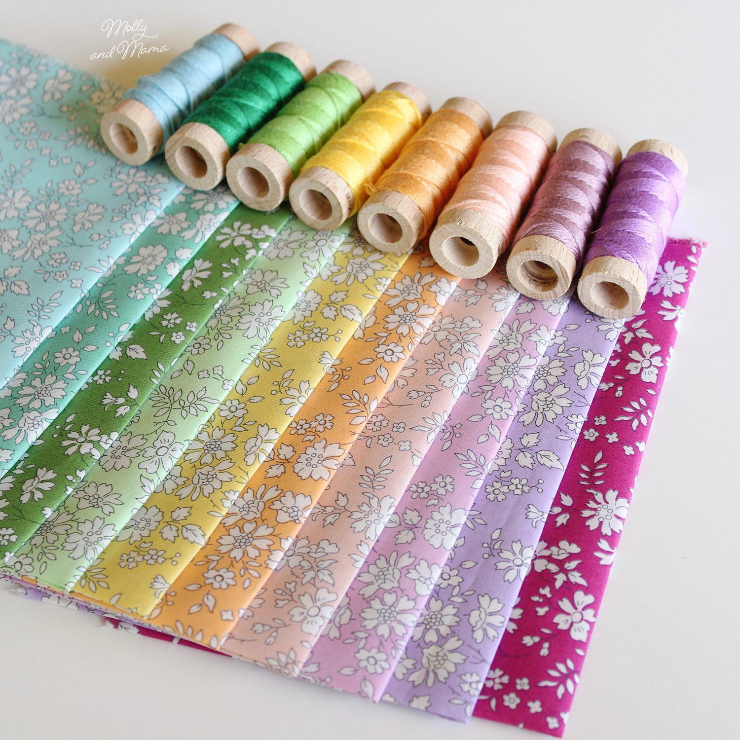 Sew Organised with Aurifil - Molly and Mama