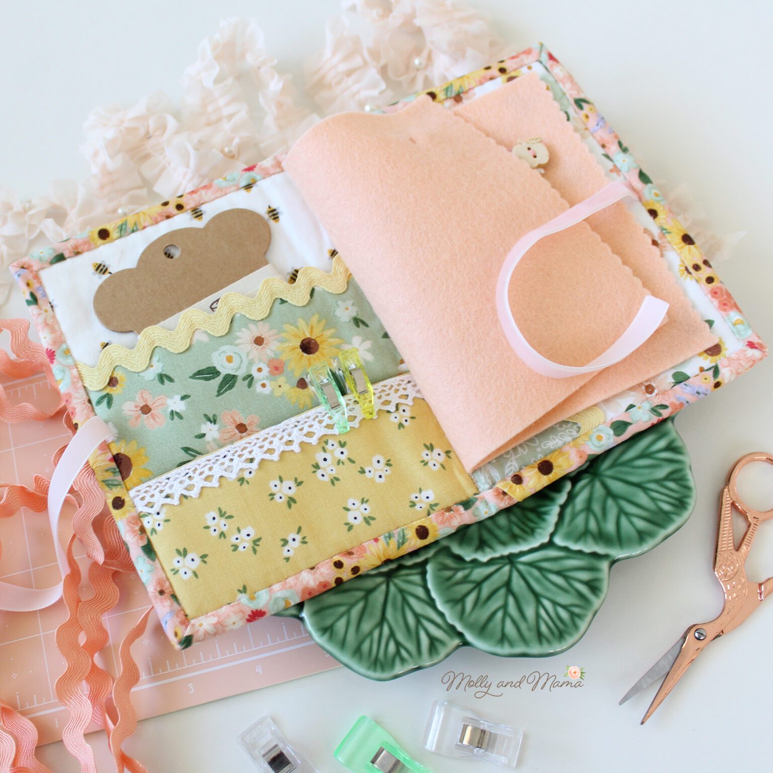 Introducing the Posy Pocket Pin Cushion and Needle Book - Molly and Mama